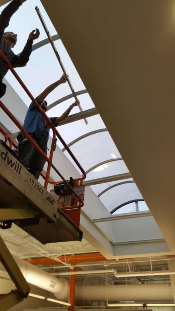 Commercial Motorized Skylight Shades - Abda Window Fashions