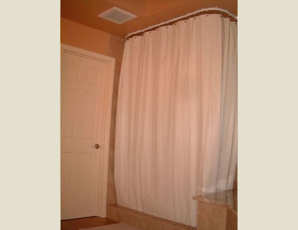 rod shower curtain ceiling rod bendable - Abda Window Fashions